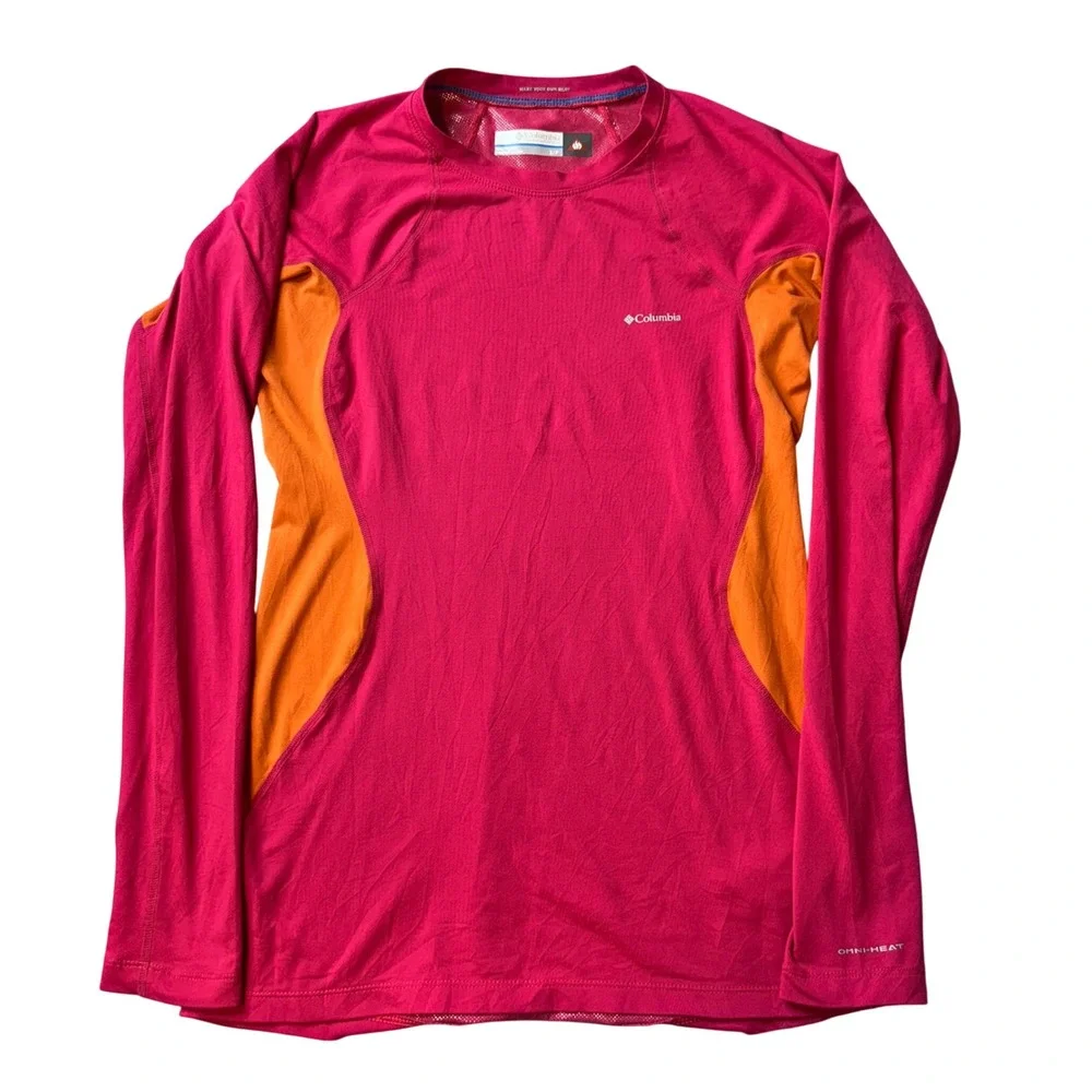 Columbia | Tops | Columbia Top Womens Small Pink Omniheat Al6654 Long ...